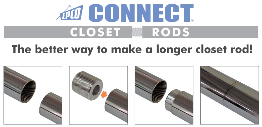Closet Rod Connector Kits | Hardware Decor