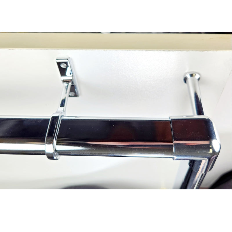 Under Shelf Oval Rod Corner Bracket - Polished Chrome By EPCO ...