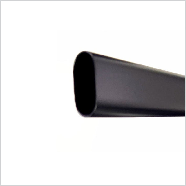 8ft Steel Black Oval Closet Rod – Hardware Decor