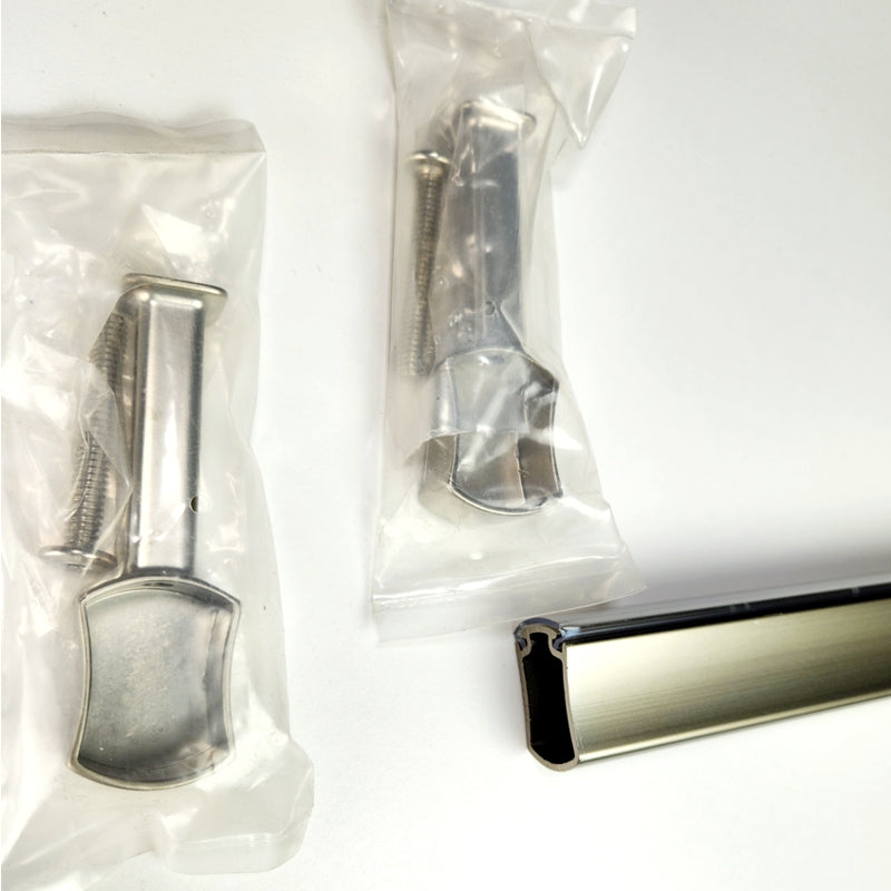 Signature 18in Satin Nickel Under Shelf Rod Kit – Hardware Decor