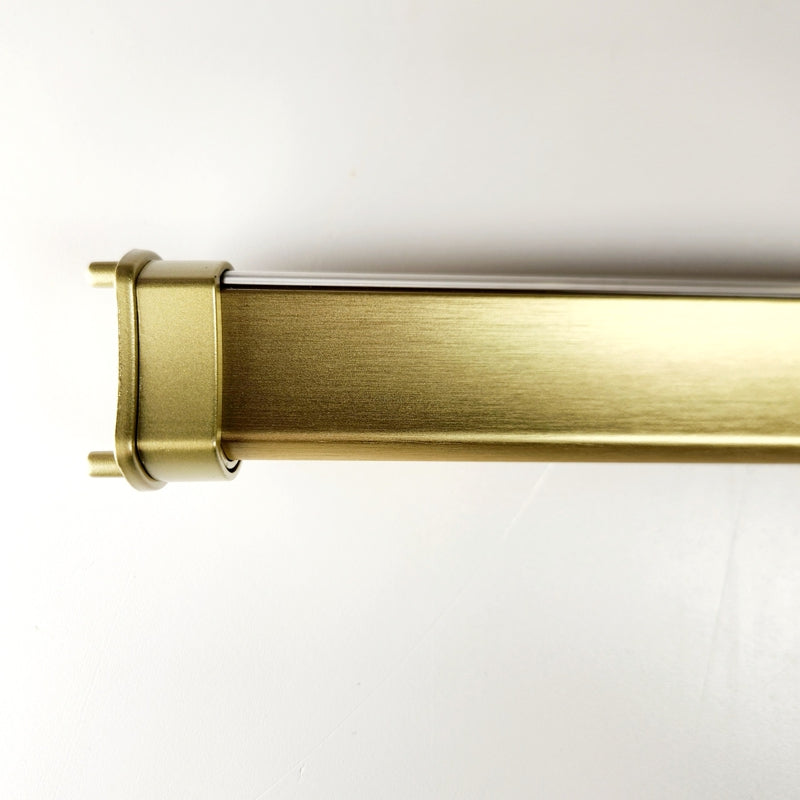 8ft Satin Brass Signature Closet Rod, TUBE430-8-SB – Hardware Decor