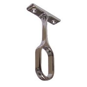 Oval Closet Rod Center Support, Satin Nickel – Hardware Decor