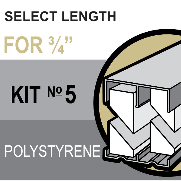 Track Assembly 5, Polystyrene – Hardware Decor
