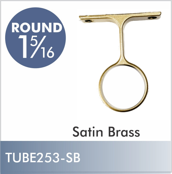 Round Satin Brass 1-5/16" Center Support – Hardware Decor